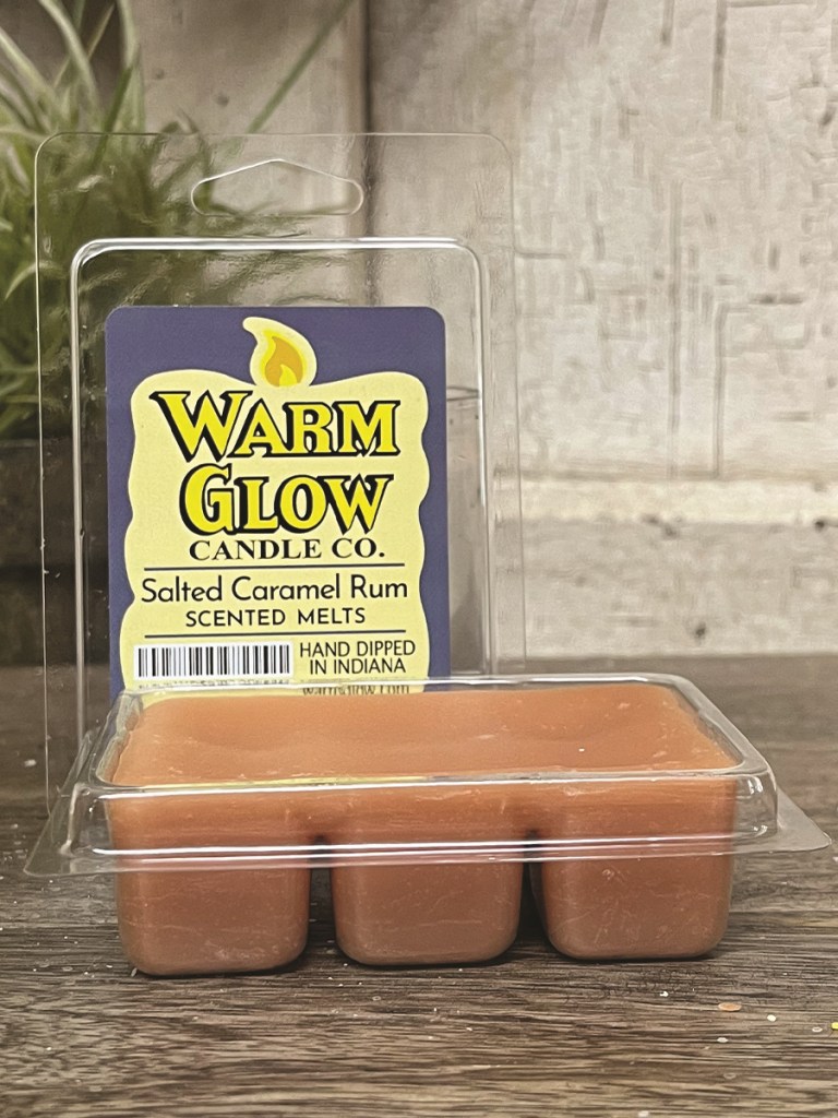 Salted Caramel Rum Scented Melt – Warm Glow